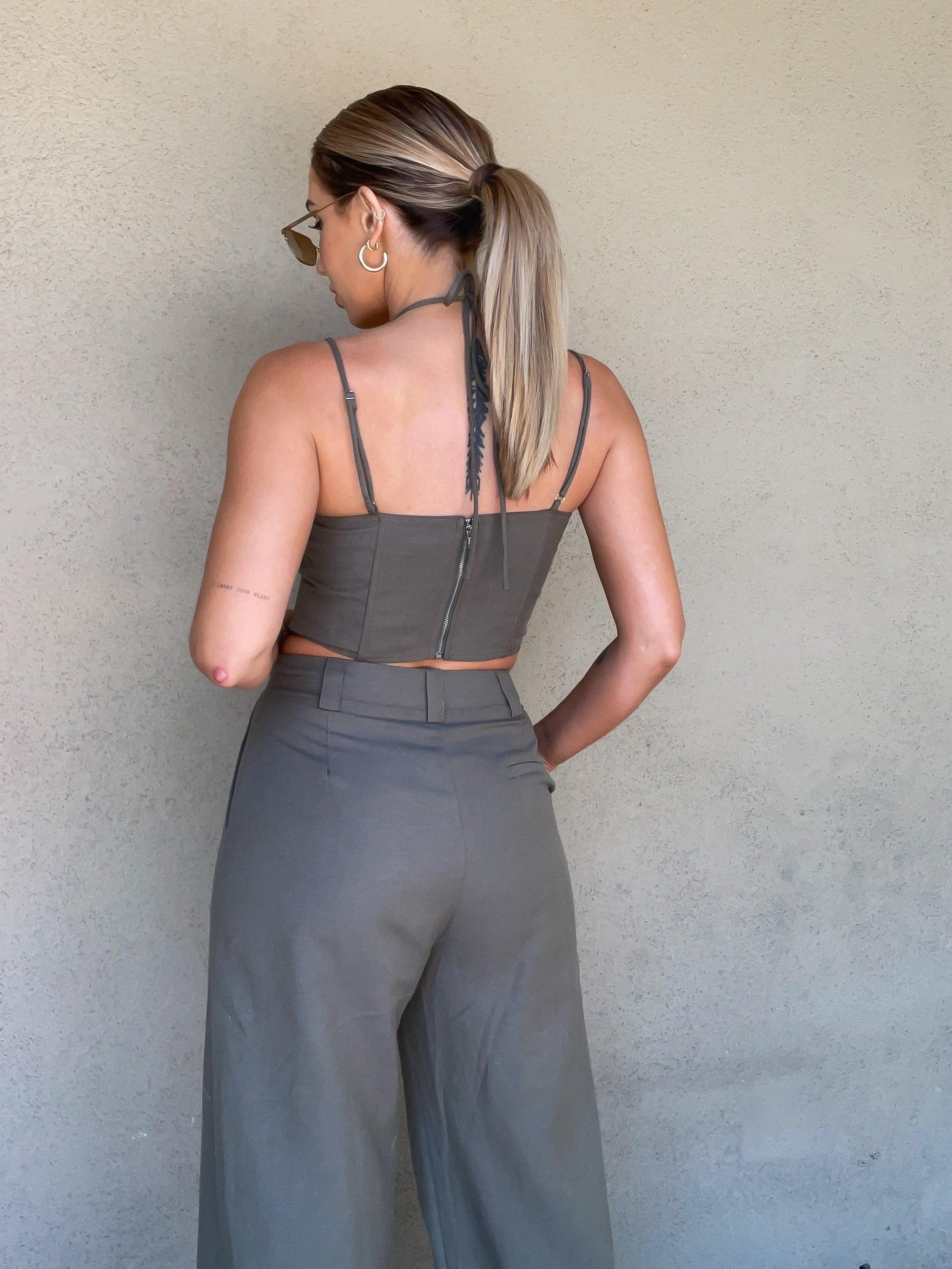 Too Late Bustier Top - FINAL SALE – SHOPLUNAB