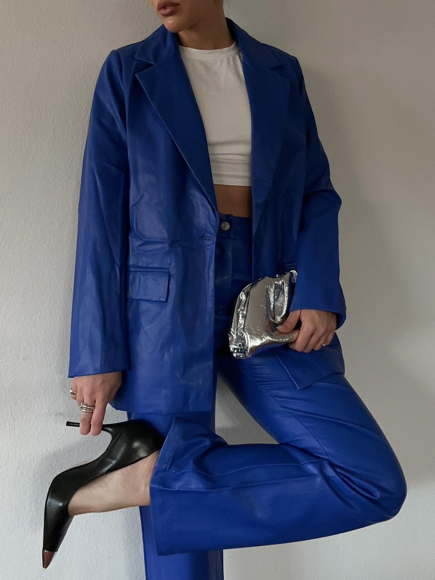 A New Wave Leather Blazer - FINAL SALE – SHOPLUNAB