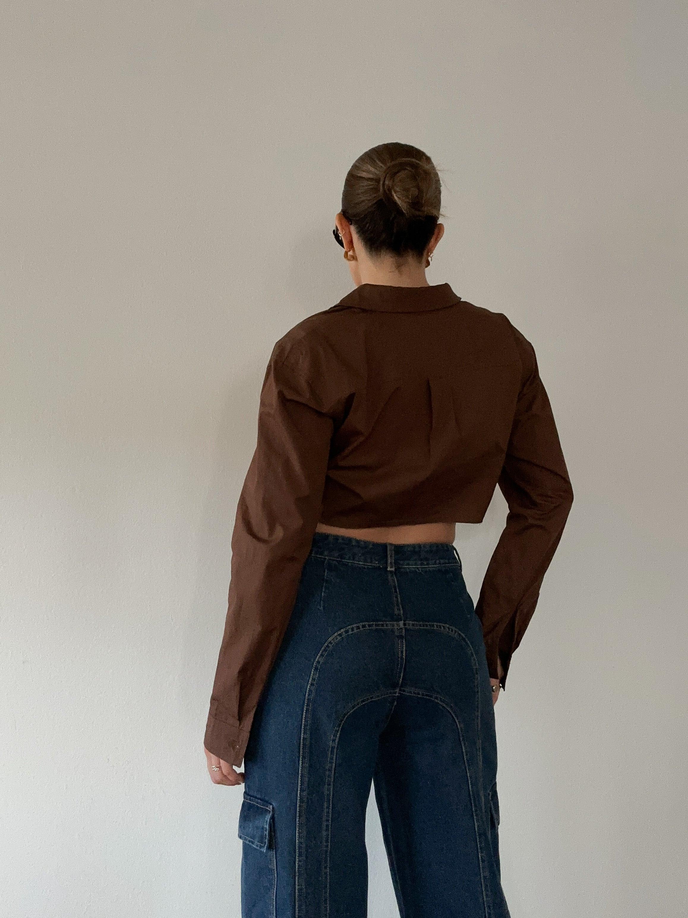 Offset Crop Shirt - FINAL SALE – SHOPLUNAB